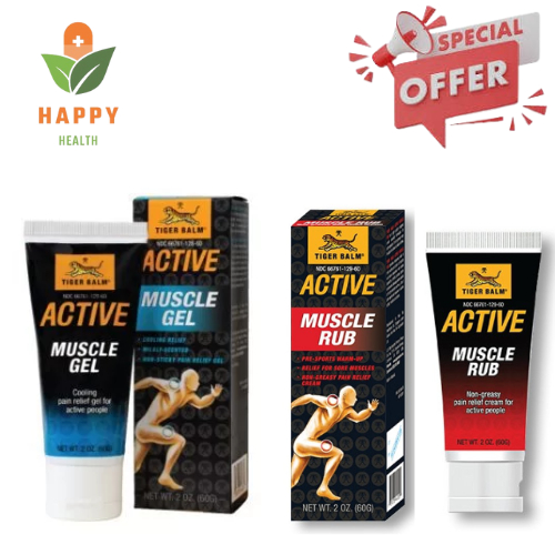Tiger Balm Active Muscle ( GEL 60G | RUB 60G ) | Shopee Malaysia