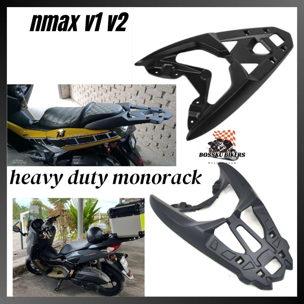 Yamaha NMAX 155 Top Rack Bracket Box Kotak Motorcycle Rack Pemegang ...