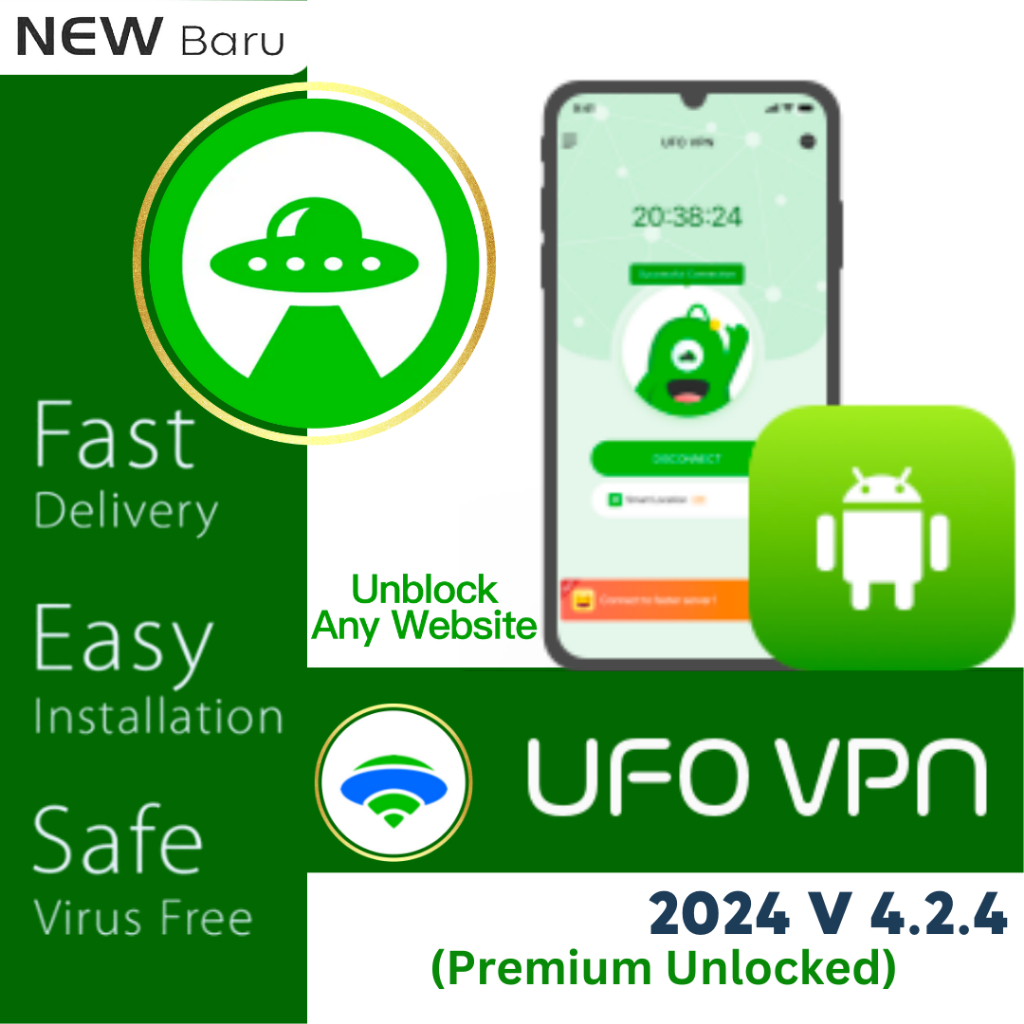 UFO VPN V4.2.4 [VIP PREMIUM UNLOCKED] for your Android Phone ( 100% ...