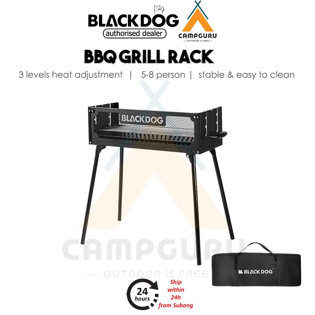 Blackdog BBQ Grill Rack Outdoor Camping Charcoal Stove Barbeque Large ...