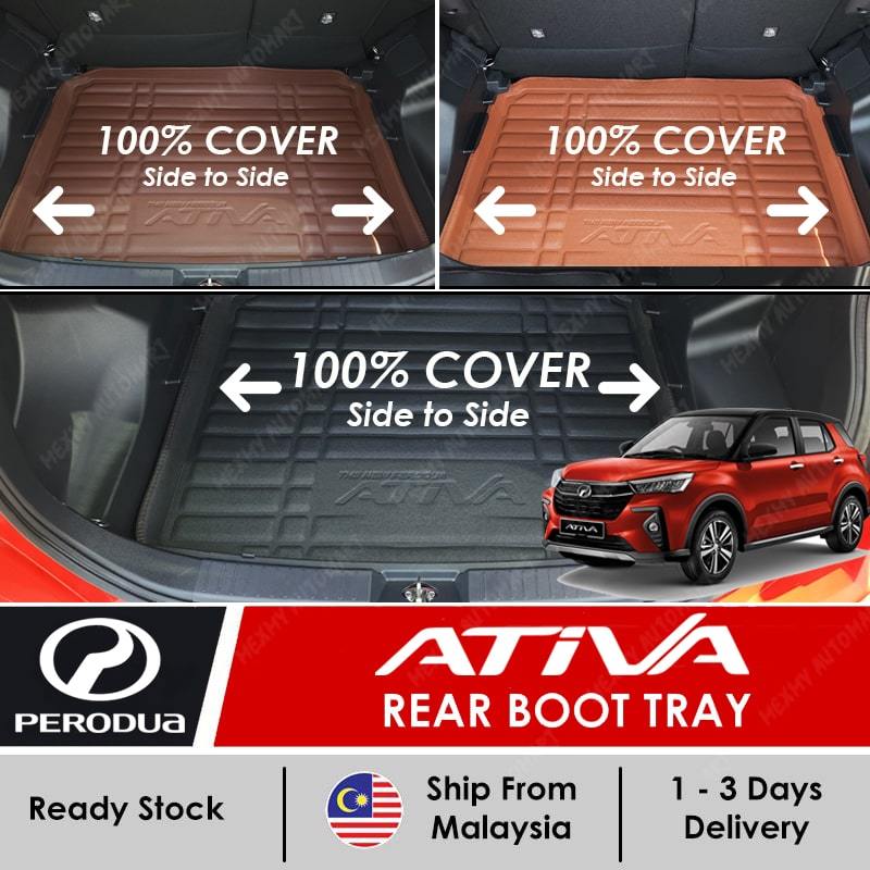 Perodua ATIVA Boot Tray Rear Bonet Mat Cover Accessories Bodykit Body ...