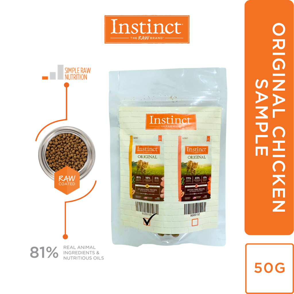 Instinct 50g Cat Original Chicken Sample | Shopee Malaysia