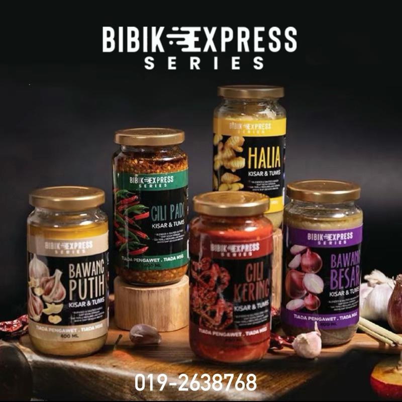 Bibik Express Bahan Kisar Bawang Besar | Bawang Putih | Cili Padi ...