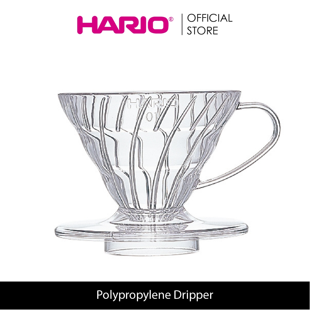 HARIO V60 COFFEE DRIPPER 01 (PP) - CLEAR / VD-01T / VDR-01T | Shopee Malaysia