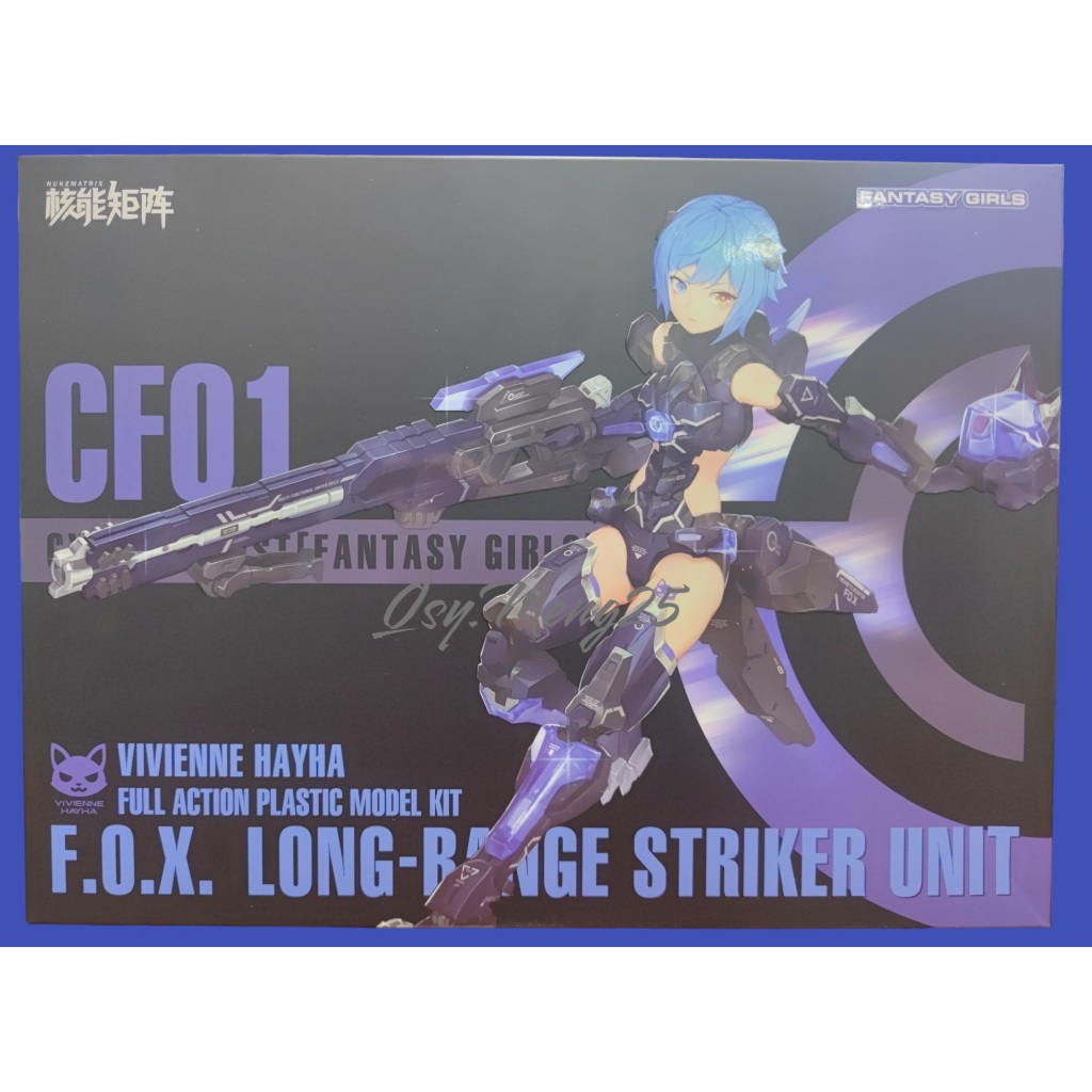 CF01 F.O.X. Long-Range Striker Unit Vivienne Hayna Full Action Plastic Model Kit | Shopee Malaysia
