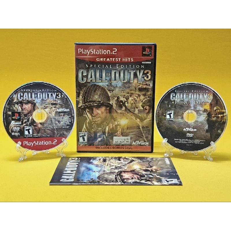🔥CALL OF DUTY 3 SPECIAL EDITION 2 DISCS🔥 GREATEST HITS PS2 | Shopee ...