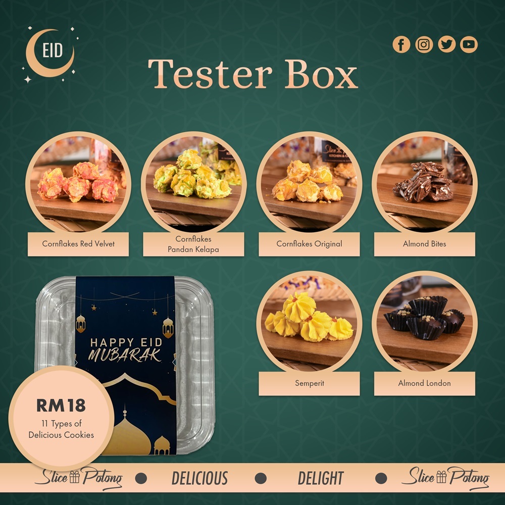 Traditional Kuih Raya Tester Box | Shopee Malaysia