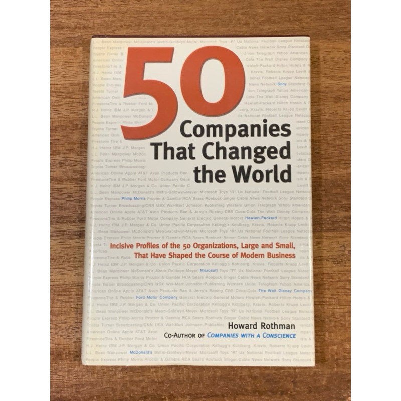 50 Companies That Changed The World ; book by Howard Rothman | Shopee ...
