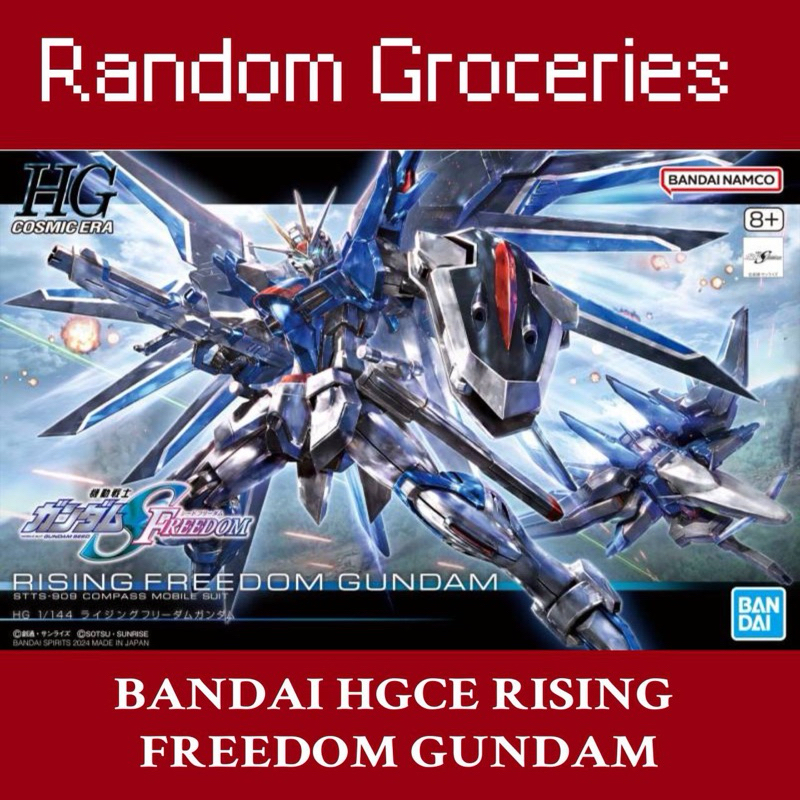 BANDAI HGCE RISING FREEDOM GUNDAM | Shopee Malaysia