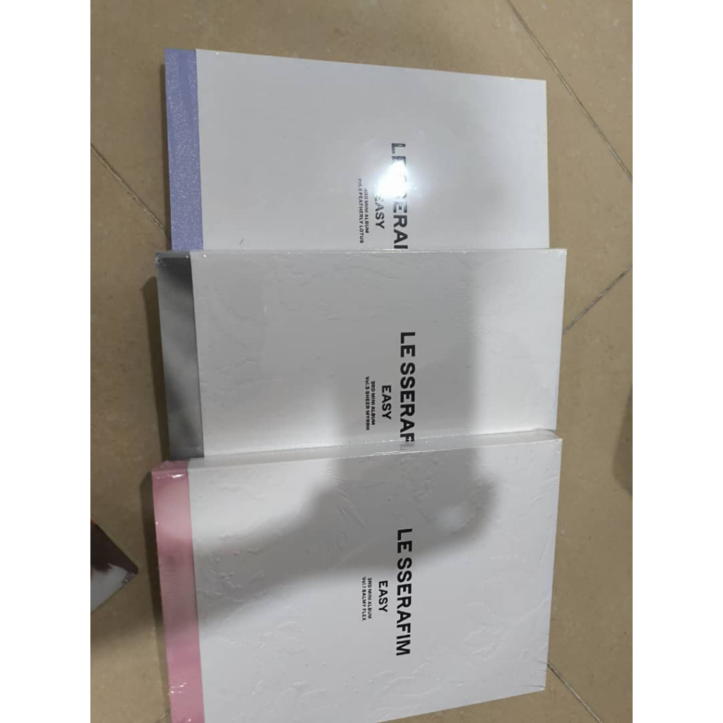 [Official] LE SSERAFIM - 3rd MIni Album [ EASY ] | Shopee Malaysia