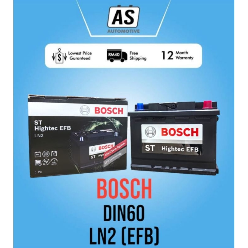 LN2 (EFB) DIN60L Battery BOSCH Car Battery - PROTON X50 | Shopee Malaysia