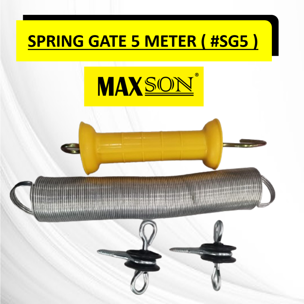 Crilight Maxson Spring Gate Set Pintu Pagar Flexsible Spring alloy (5m ...