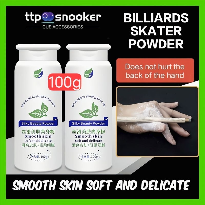 Billiards skater powder smooth skin soft and delicate (100g) | Shopee ...