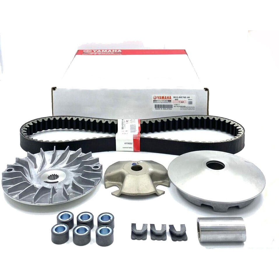 Yamaha V Belt Kit (Front Pulley + V Belt + CVT Set) Yamaha Solariz/Avantiz/NVX155/NMAX/Ego LC [C ...
