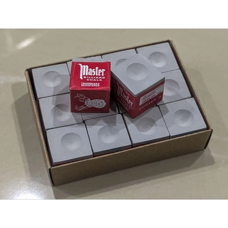 WKP_Master Billiard Grey Chalk(Made in Chiina) | Shopee Malaysia