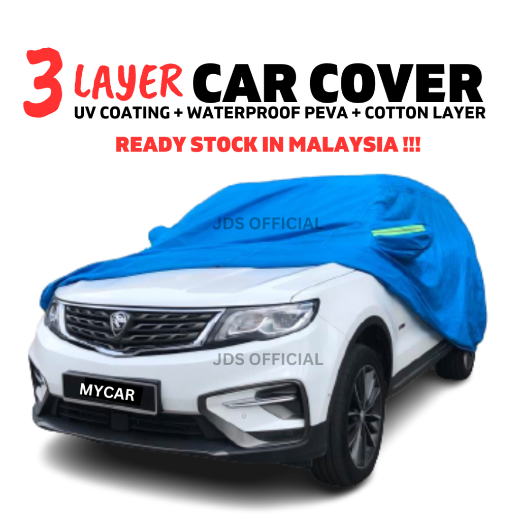 🇲🇾𝐁𝐞𝐫𝐤𝐮𝐚𝐥𝐢𝐭𝐢 Car Cover Kereta Kain Selimut Kereta Tebal Kain Sarung ...