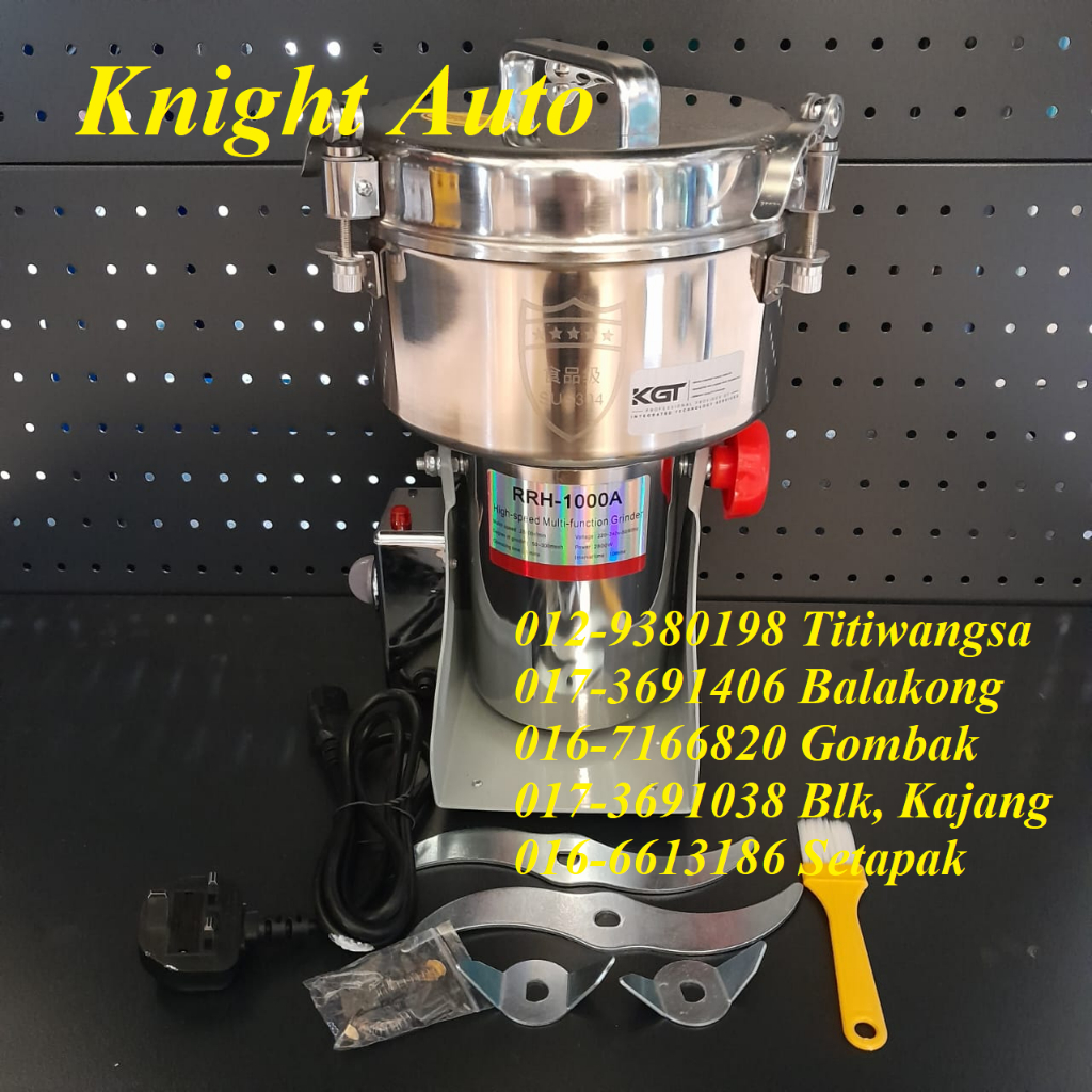 KGT RRH1000A 1000G 304 Fully Stainless Steel Powder Grinder Dry Food ...