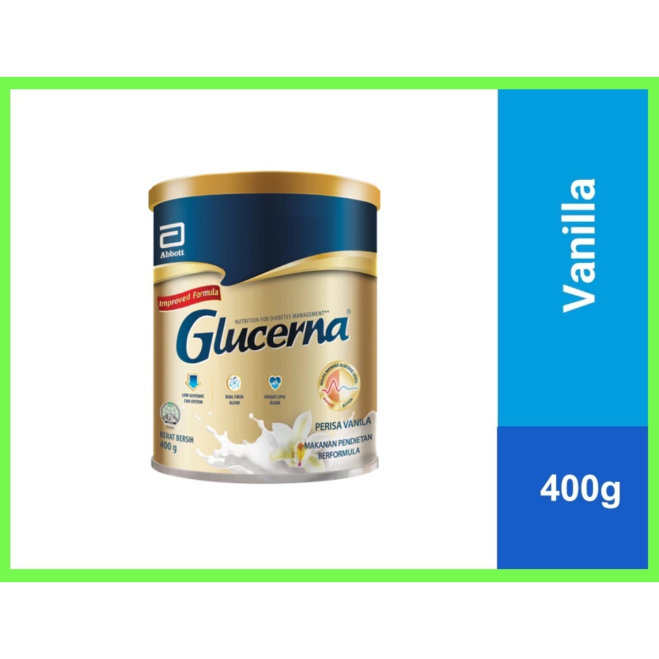 (EXP:FEB 2026)Glucerna Diabetes-Specific Formula - Vanilla (400g ...