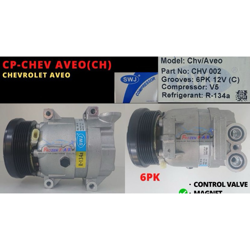 CHEVROLET AVEO AIRCOND COMPRESSOR SWJ 3 MONTH WARRANTY | Shopee Malaysia