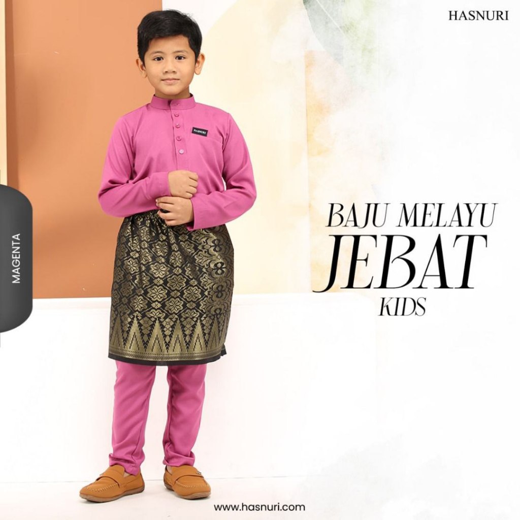 HASNURI Baju Melayu Jebat Kids V2 | Baju Melayu Kanak - Kanak Como ...