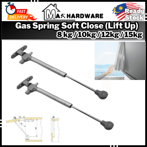 GasSpring Soft Close 8/10/15kg Gas Pop Gas Strut Gas Shocks Toy Box ...