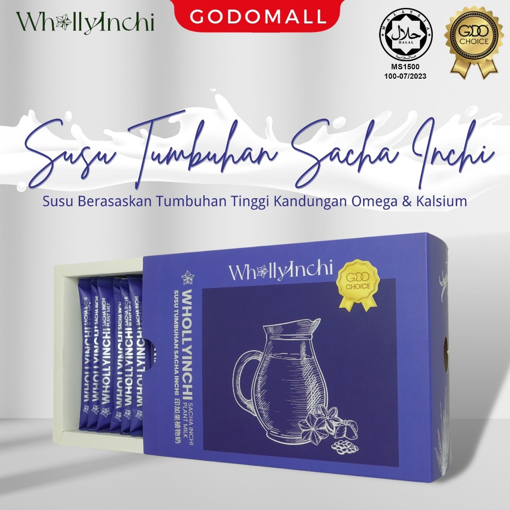 WHOLLYINCHI SACHA INCHI PLANT MILK (30G X 15)/ 印加果植物奶 (30克 X 15 ...