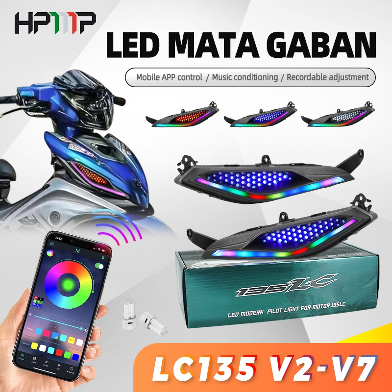HPMP LC135 Mata Gaban LED Pilot Lamp LC 135 V2 V3 V4 V5 V6 V7 V8 Signal Light Lampu Dada ...