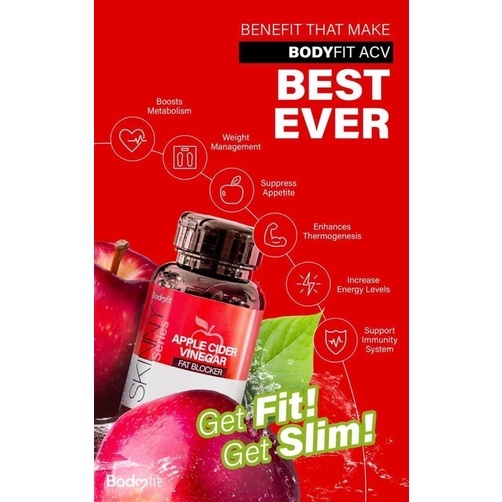 🌸Original🌸BODYFIT Apple Vinegar 燃脂苹果醋 / Repack Trial Set | Shopee Malaysia