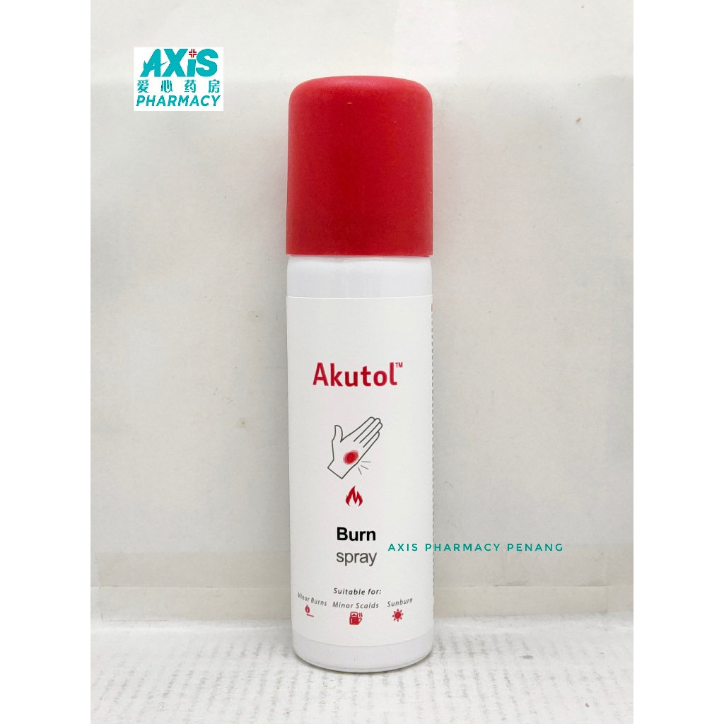 AKUTOL BURN SPRAY 50ML with Hyaluronic Acid and Plant Excipients (Exp ...