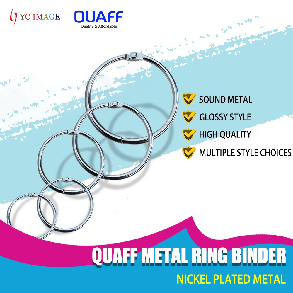 QUAFF 1PC Card Ring Binder / Binder Ring / School Office Book Ring ...