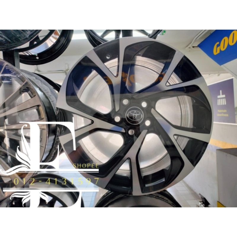 NEW SPORT RIM 18 INCH TOYOTA CHR RM2200 4PC RIM VELLFIRE ALPHARD ( KENA ...