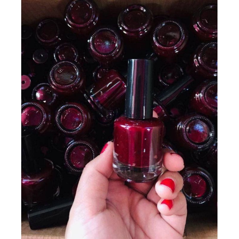 INAI BOTOL KACA MERAH MENYALA | Shopee Malaysia