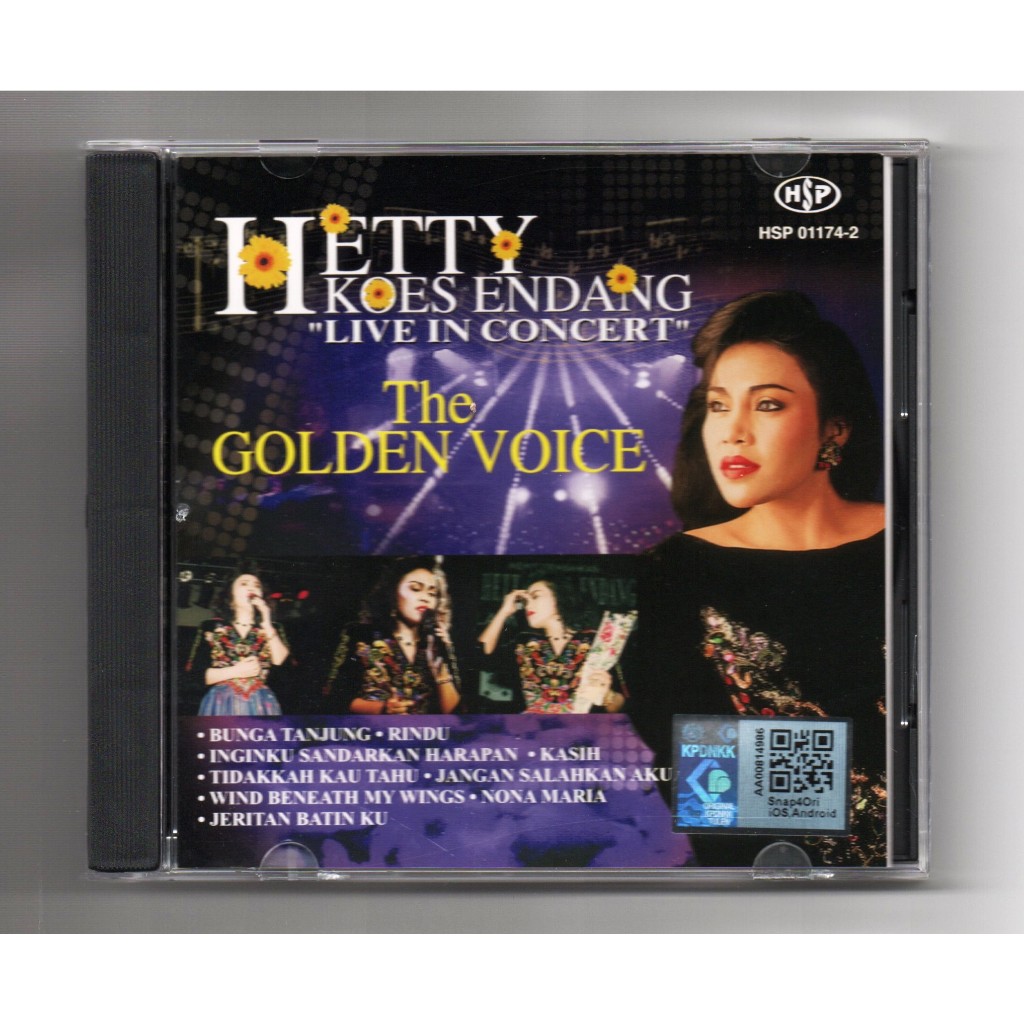 Hetty Koes Endang - Live In Concert : The Golden Voice ( CD ) | Shopee Malaysia