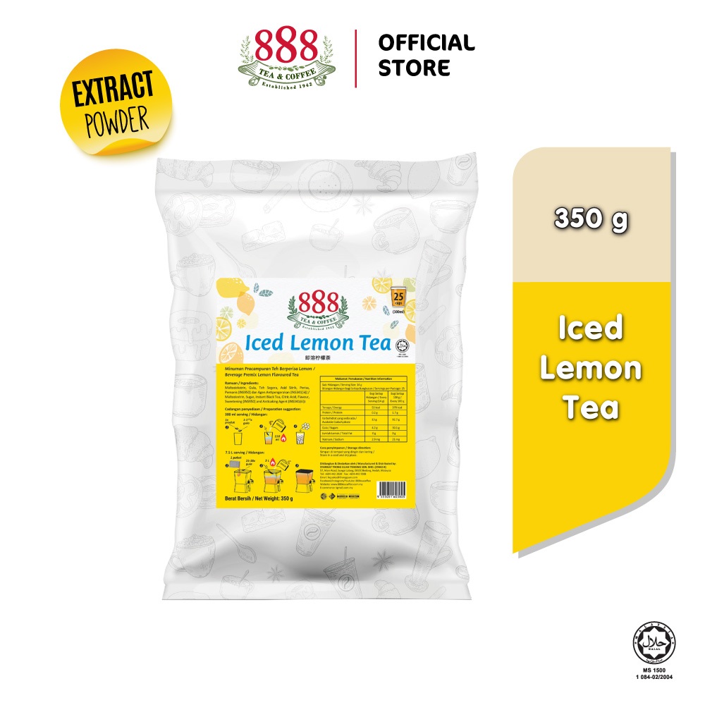 888 Lemon Tea Extract Powder (350g) | Shopee Malaysia