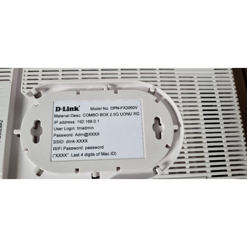 D-Link AX3000 DPN-FX3060V COMBO BOX MESH WIRELESS GATEWAY 2.5G UONU RG ...