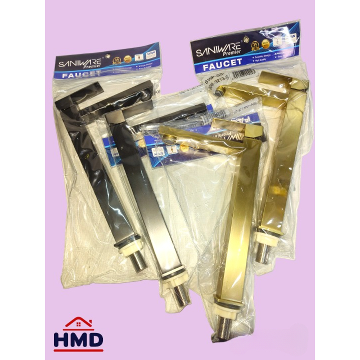 READY STOCK M'SIA SANIWARE PREMIER FAUCET TALL BASIN GOLD ROSEGOLD GUN ...
