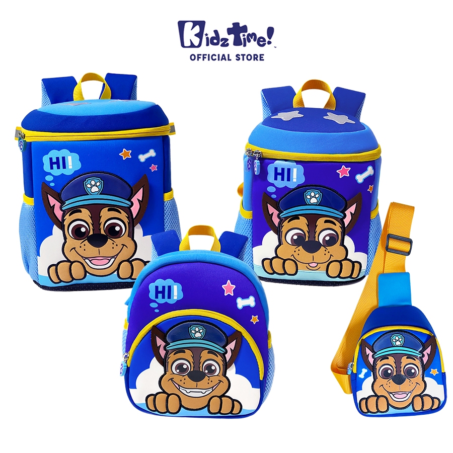 Kidztime Kids Children Paw Patrol Design Barrel Backpack Preschool ...