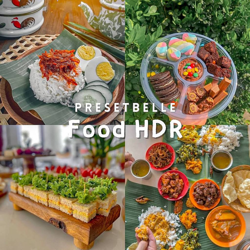 Food HDR | Lightroom Preset Mobile IOS Android Filter Gambar | Shopee ...