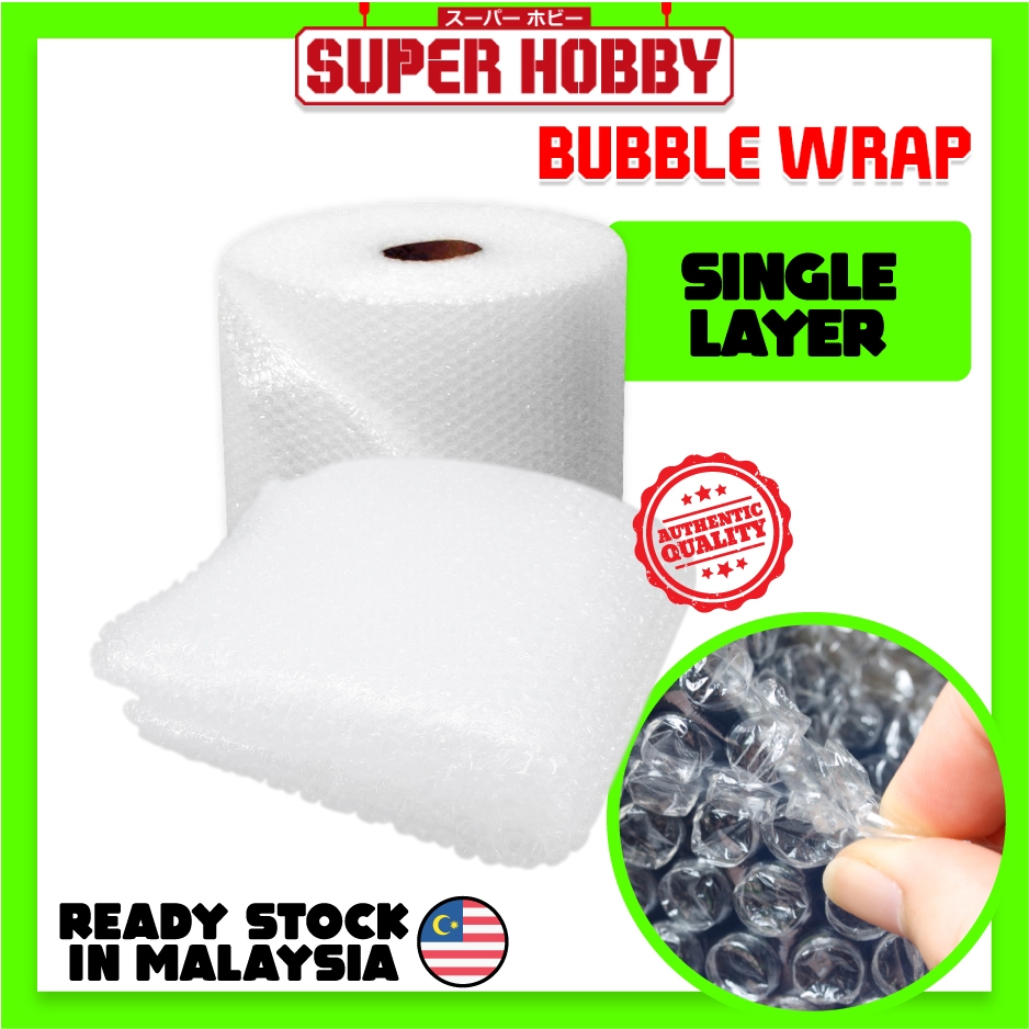 Bubble Wrap Single Layer 1Meter X 1Meter Pembalut Gelembung Extra Bubble Wrap / Bubble Wrap ...