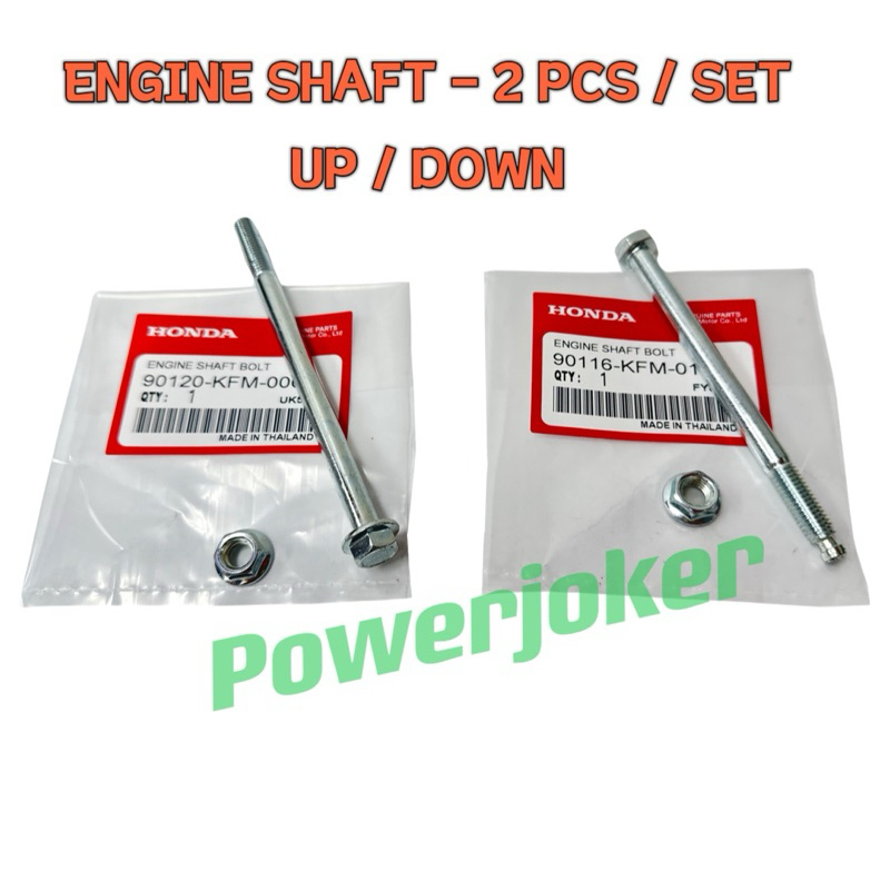 EX5 DREAM / EX5 HIGH POWER (2 PCS / 1 SET) ENGINE STAY SHAFT BATANG ...