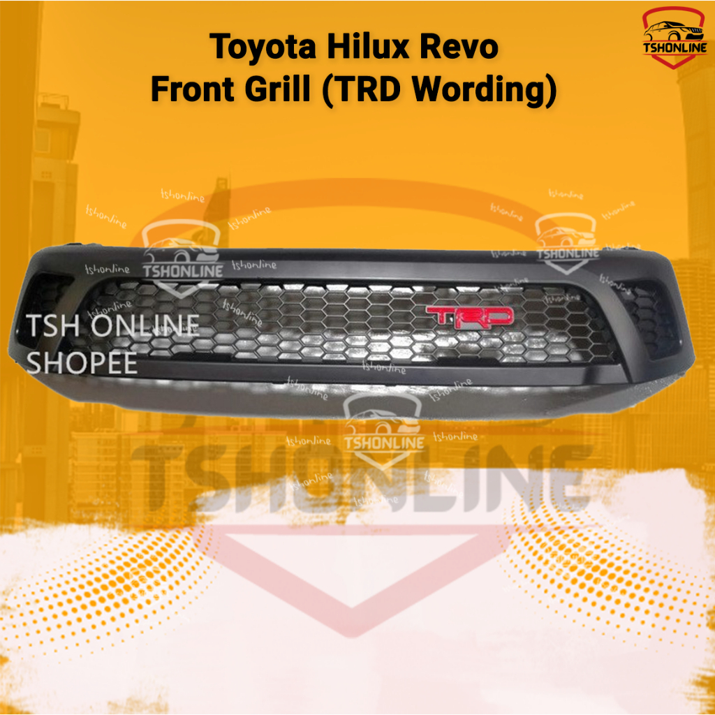 Toyota Hilux Revo Front Grill TRD wording/ Revo Front Grill TRD | Shopee Malaysia