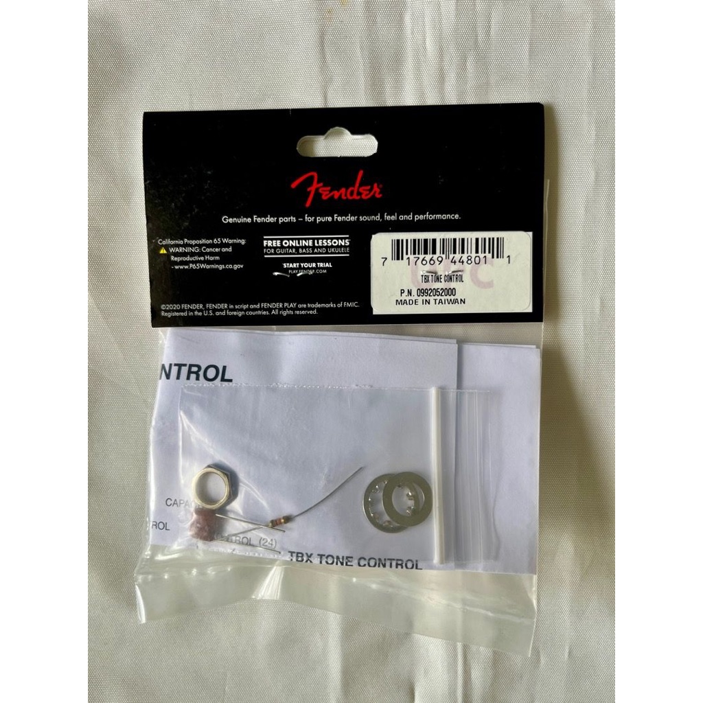 TBX Potentiometer Kit Genuine Fender TBX Tone Control Stacked ...