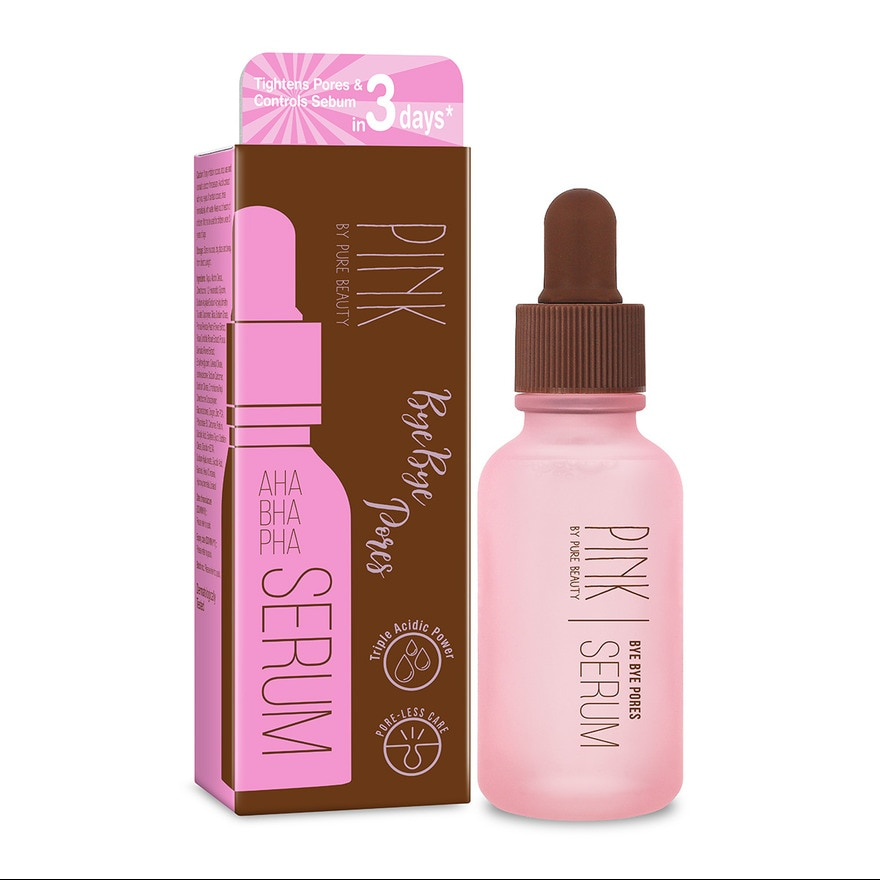 PINK BY PURE BEAUTY Bye Bye Pores Serum 30ml | Shopee Malaysia