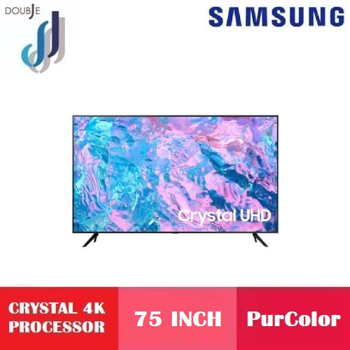 SAMSUNG 75 Inch CU7000 4K UHD Smart TV Crystal Processor 4K ...