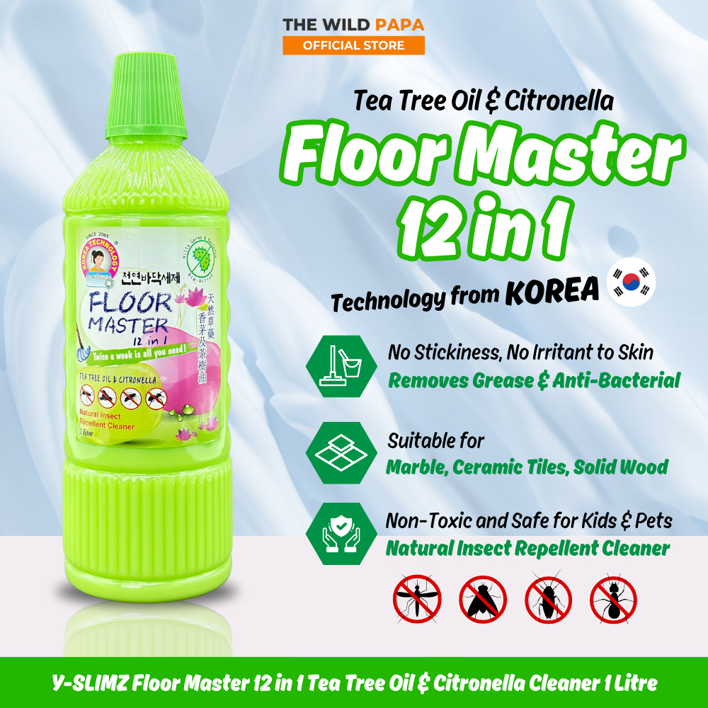Y-Slimz Floor Master 12in1 Citronella & Tea Tree Oil Cleaner 1000ml ...