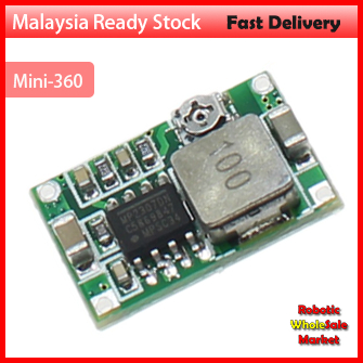 DC Step Down Mini-360 ADJ, 2.5A.max Adjustable Voltage Buck Converter ...