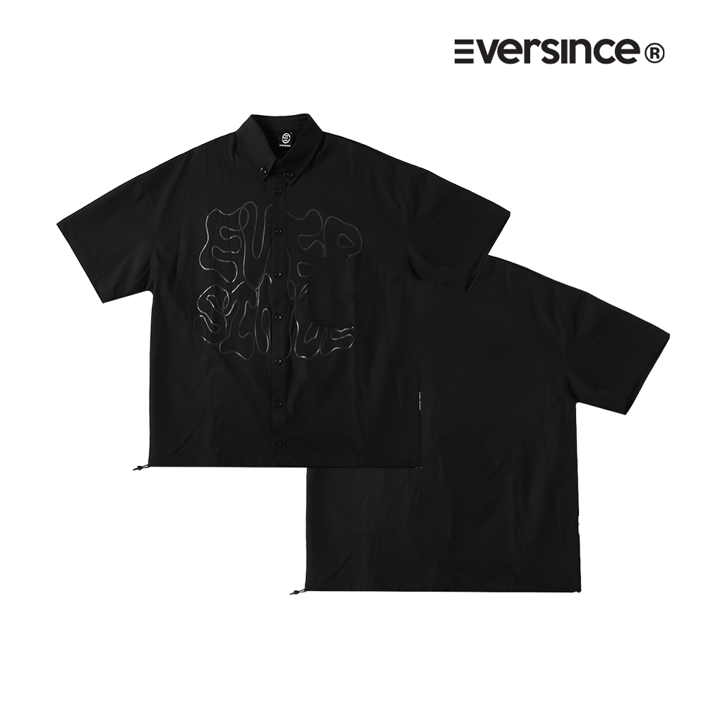 Eversince Ethos Oversized Short Sleeve Shirt Black | Shopee Malaysia