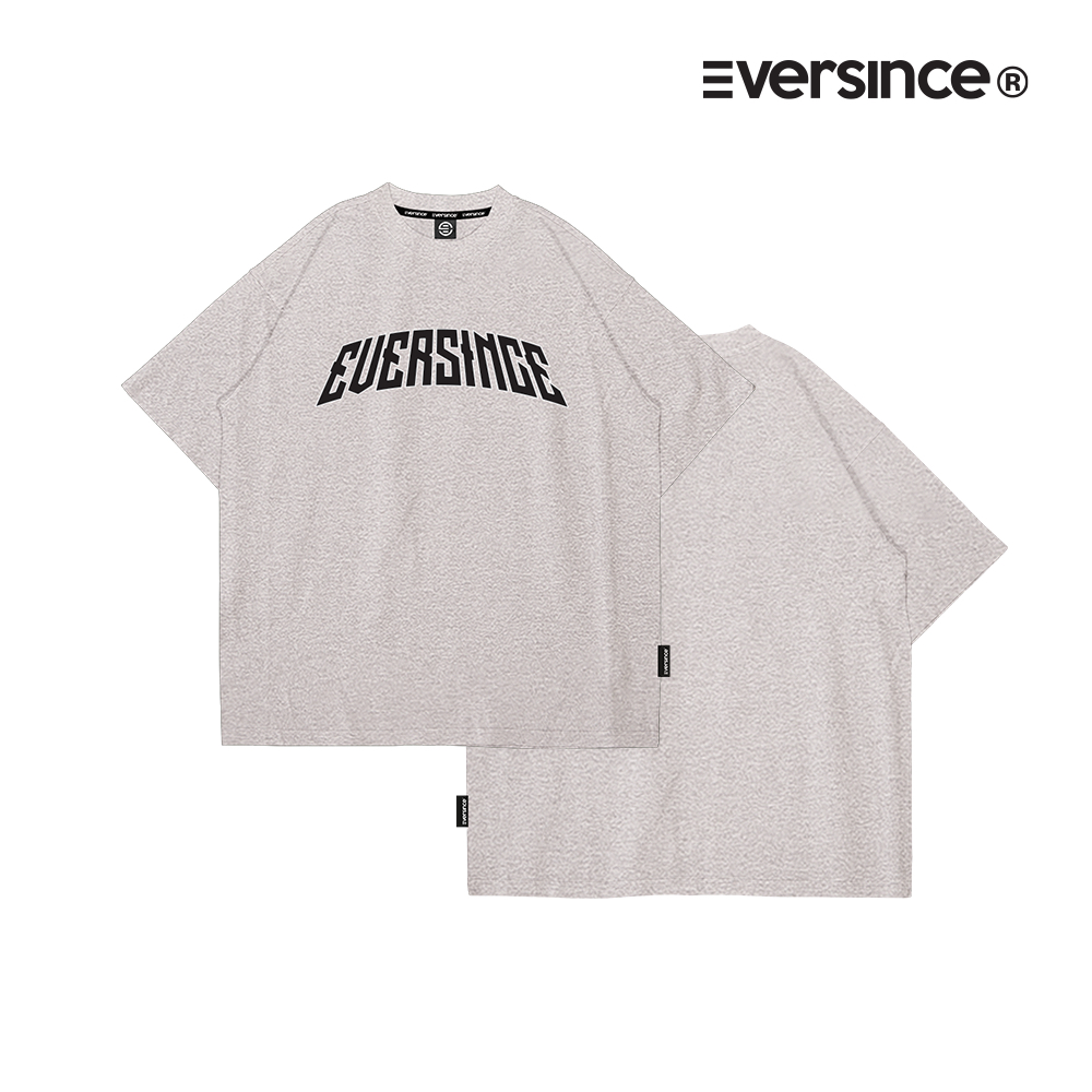 Eversince Charm Basic Logo T-Shirt Grey | Shopee Malaysia
