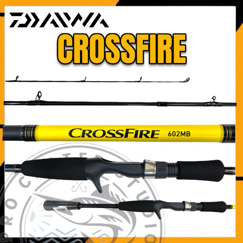 DAIWA CROSSFIRE SPINNING FISHING ROD BAITCASTING ROD | Shopee Malaysia