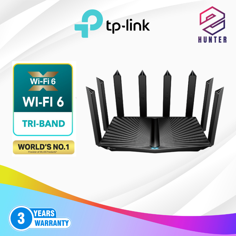 TP-Link Archer AX95 AX7800 Tri-Band 8-Stream Wi-Fi 6 OneMesh Router ...